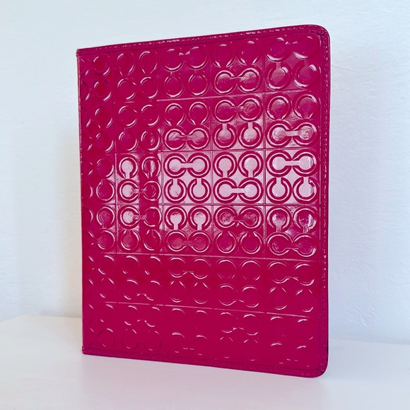 Coach | Other | Coach Ipad Tablet Case Red Patent Leather Rare Julia C ...